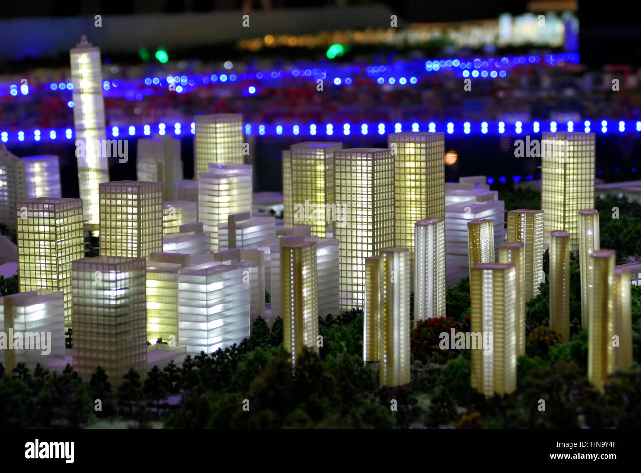 3d render city scale model hi-res stock photography and images - Alamy