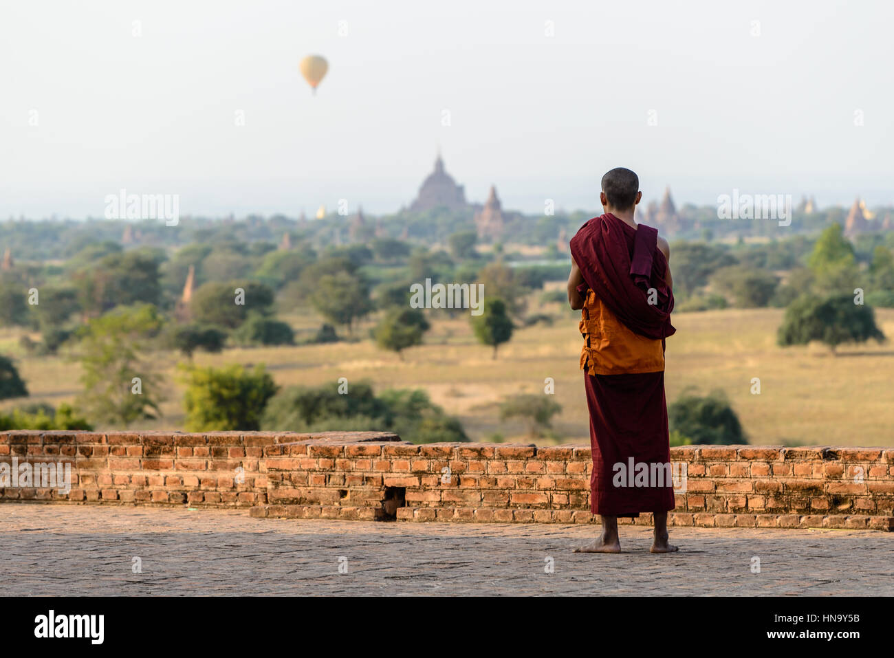 Monk view bagan hi-res stock photography and images - Alamy