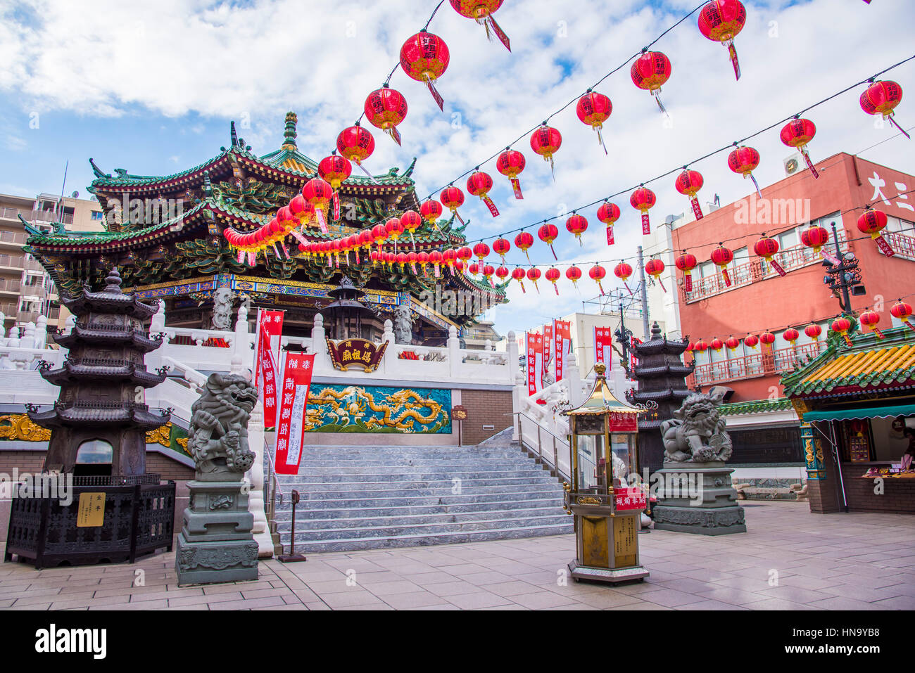 Mazu Mausoleum, China Town, Yokohama City, Kanagawa Prefecture, Japan ...
