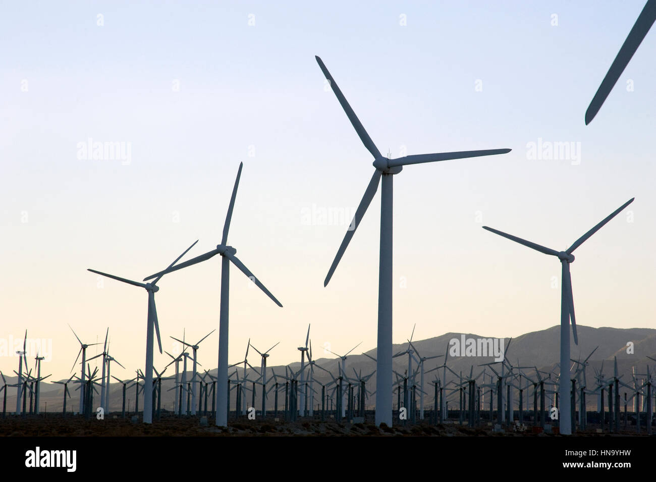Wind energy in the desert hi-res stock photography and images - Alamy