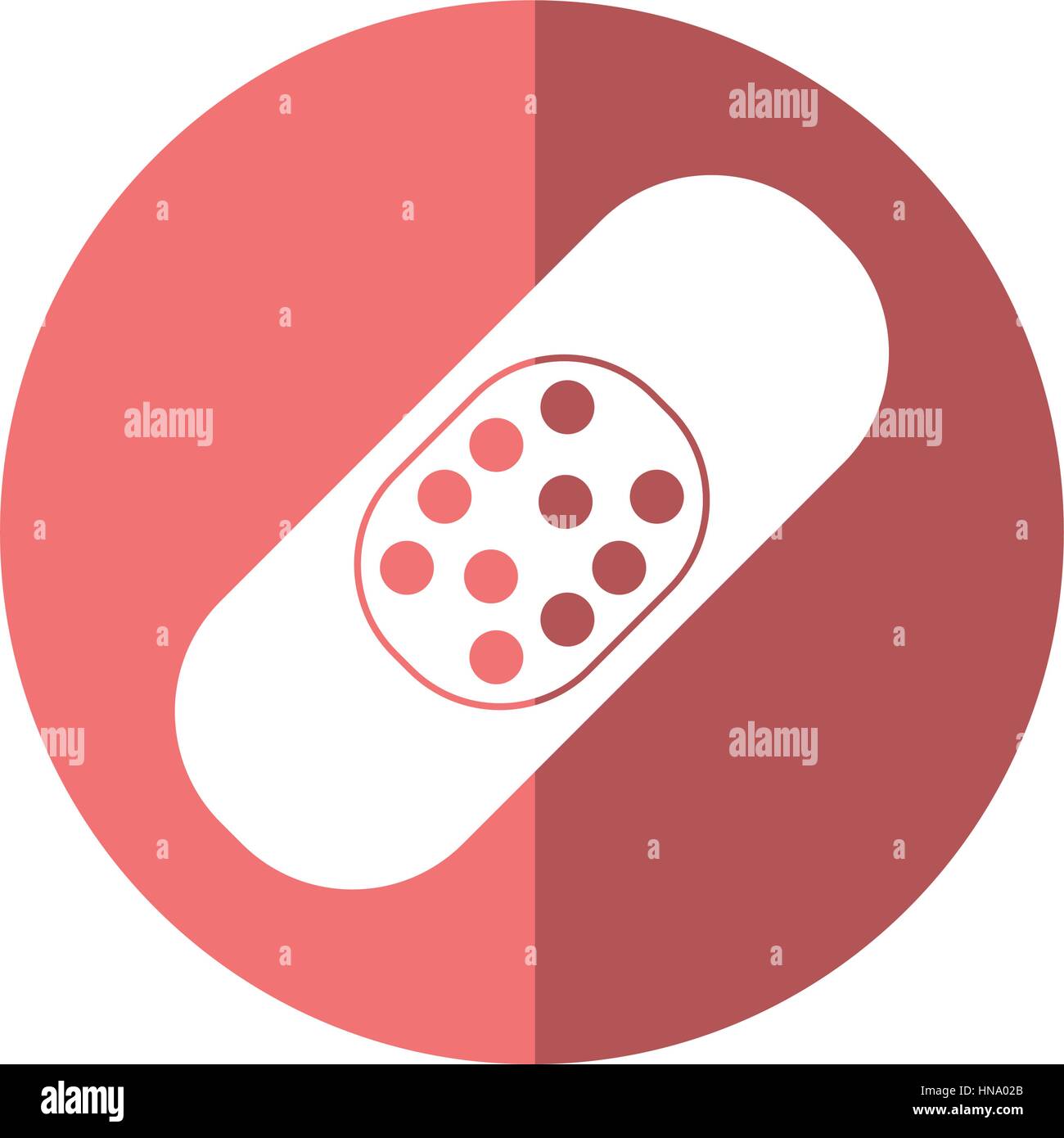 band plaster first aid icon shadow vector illustration eps 10 Stock ...