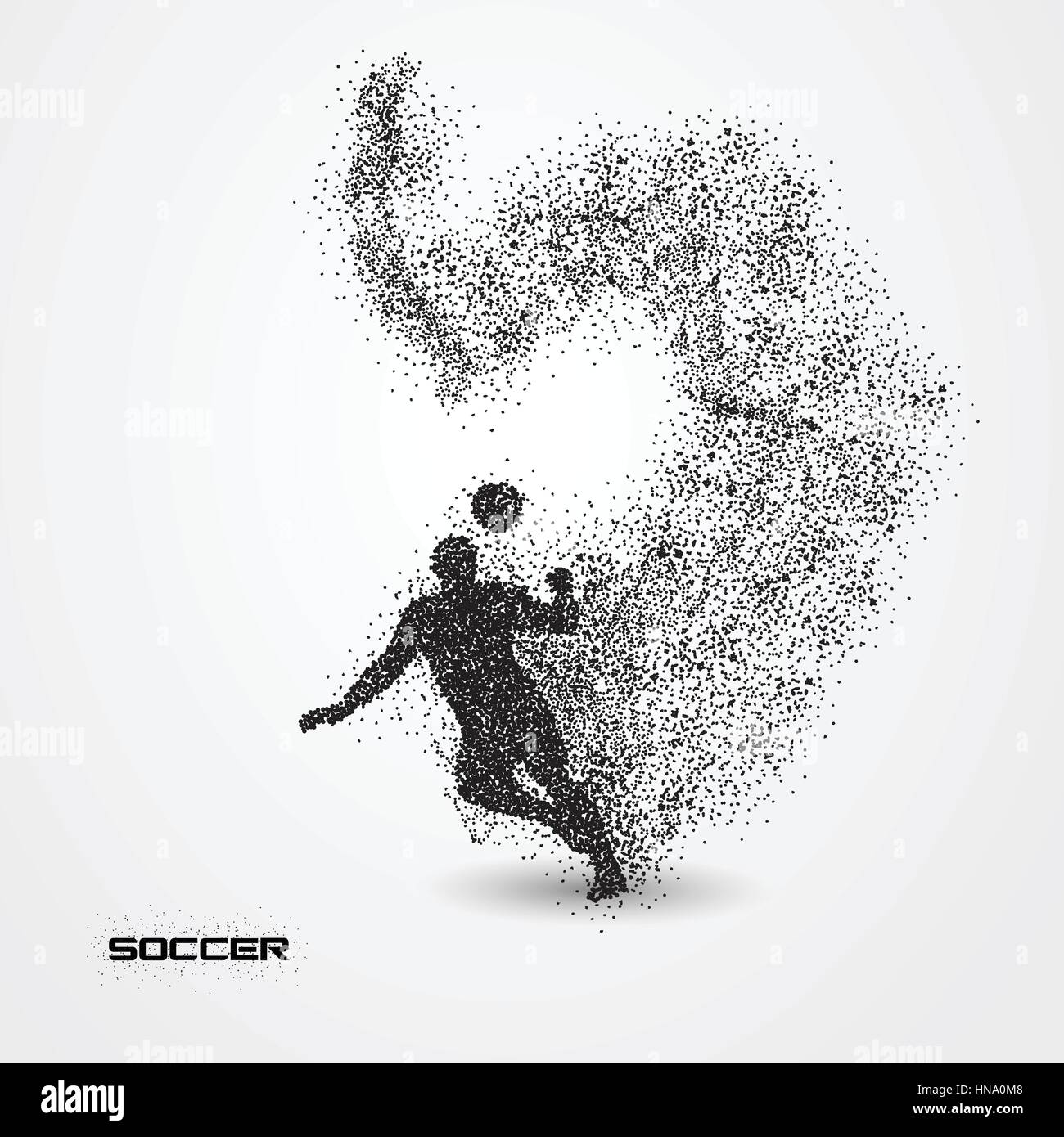 Football action from match Stock Vector Images - Alamy