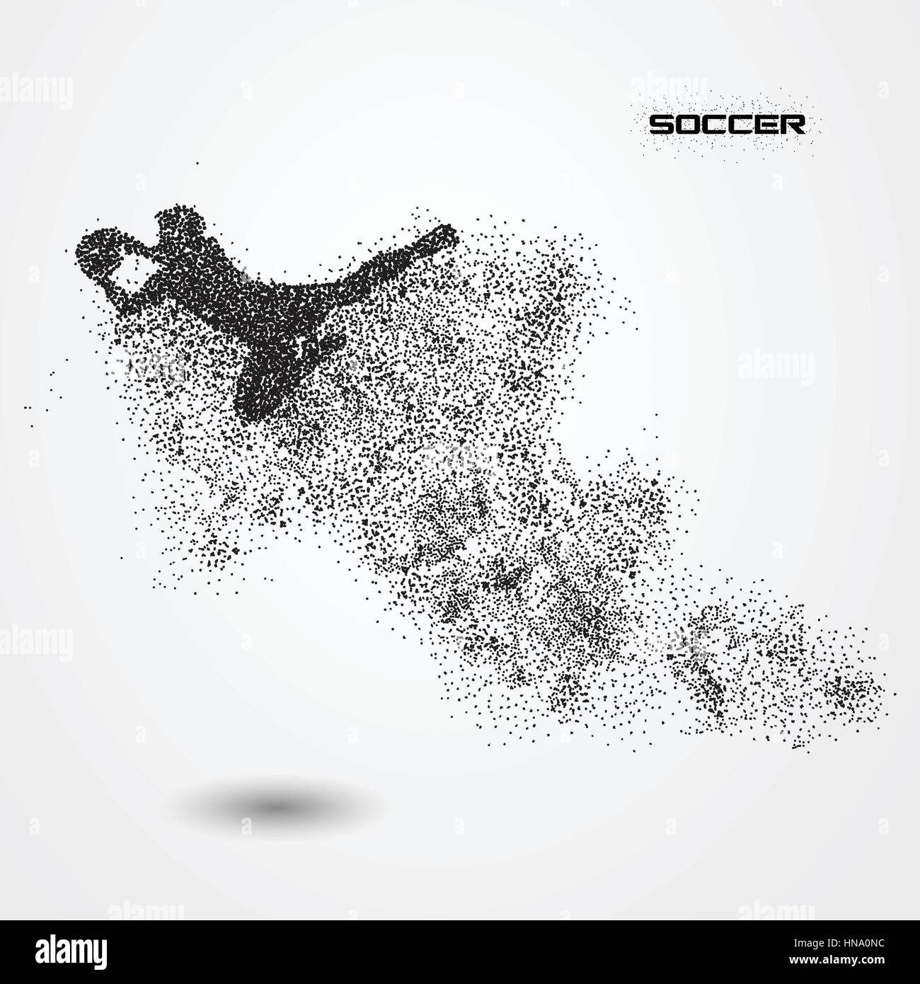 Football action from match Stock Vector Images - Alamy