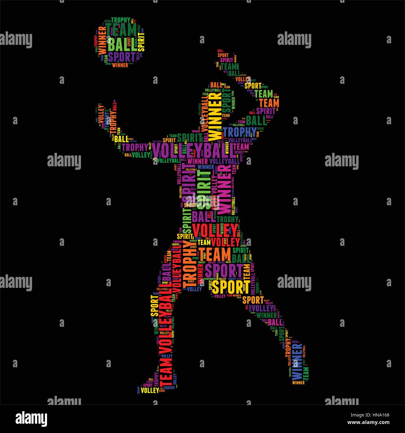 Volleyball Word Cloud