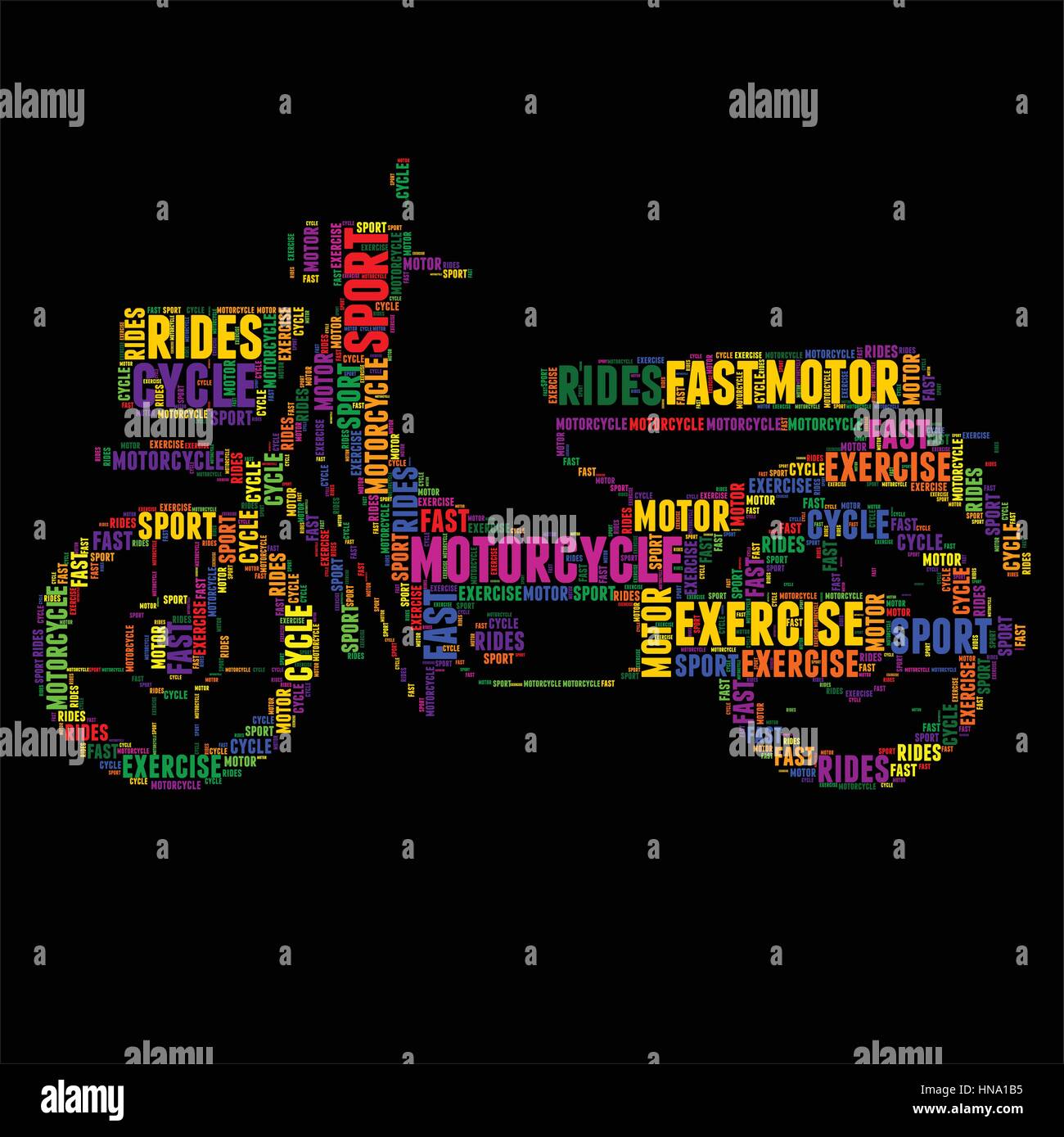 Motorcycle typography hi-res stock photography and images - Alamy