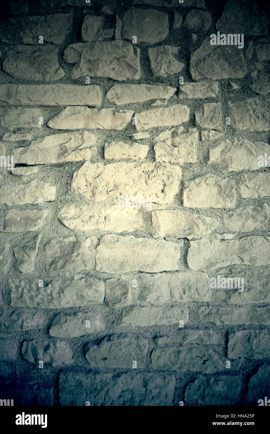 Old stone wall, stone wall detail in the city, old textured background ...