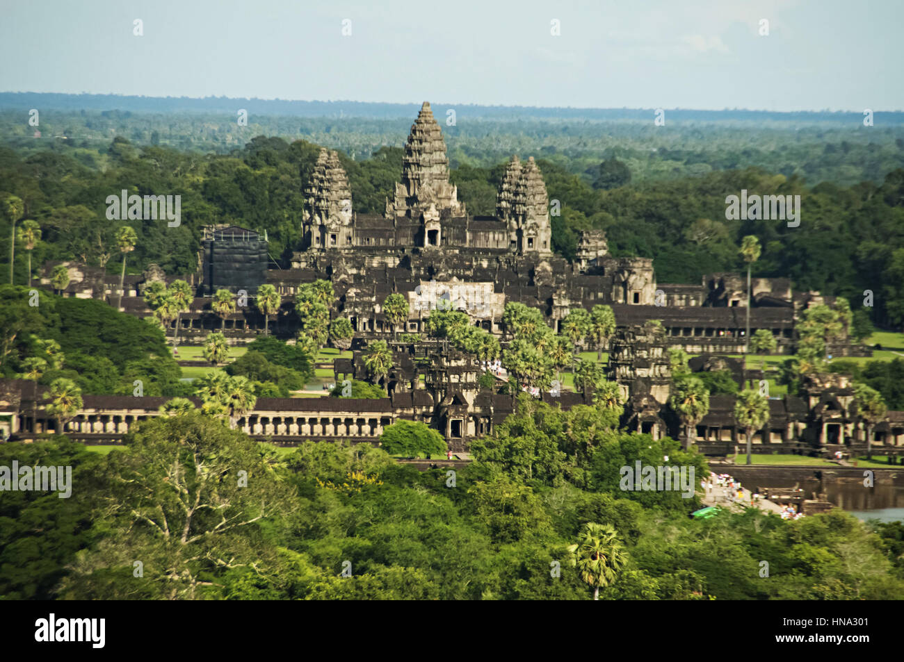 Angkor wat aerial view hi-res stock photography and images - Alamy