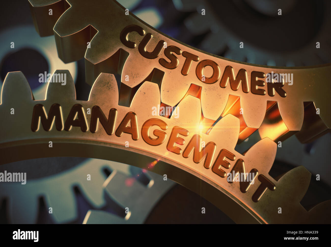 Customer Management. 3D Stock Photo - Alamy