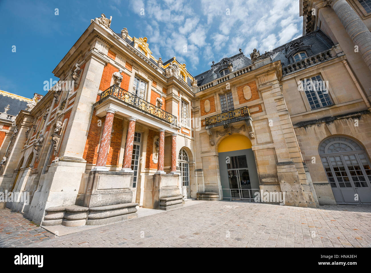 Fragmental view on Versailles palace Stock Photo - Alamy