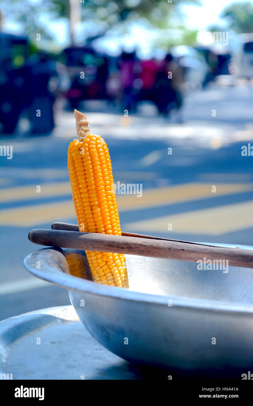 Indian corn seller hi-res stock photography and images - Alamy