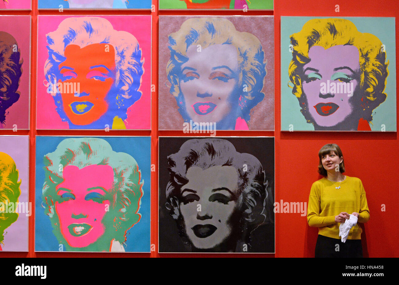 Catherine Daunt, project curator at the British Museum, prepares to ...