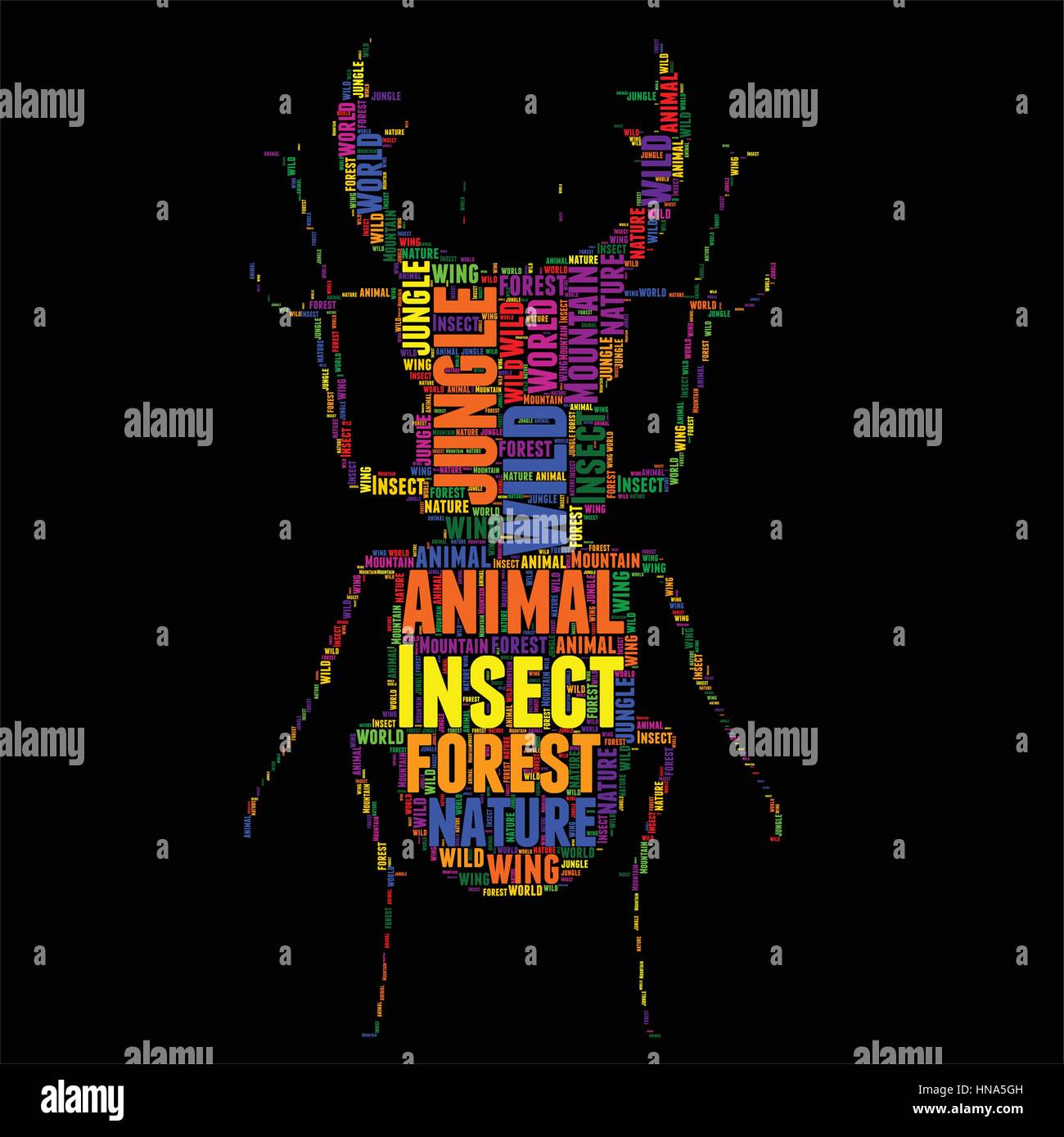 Insect typography hi-res stock photography and images - Alamy