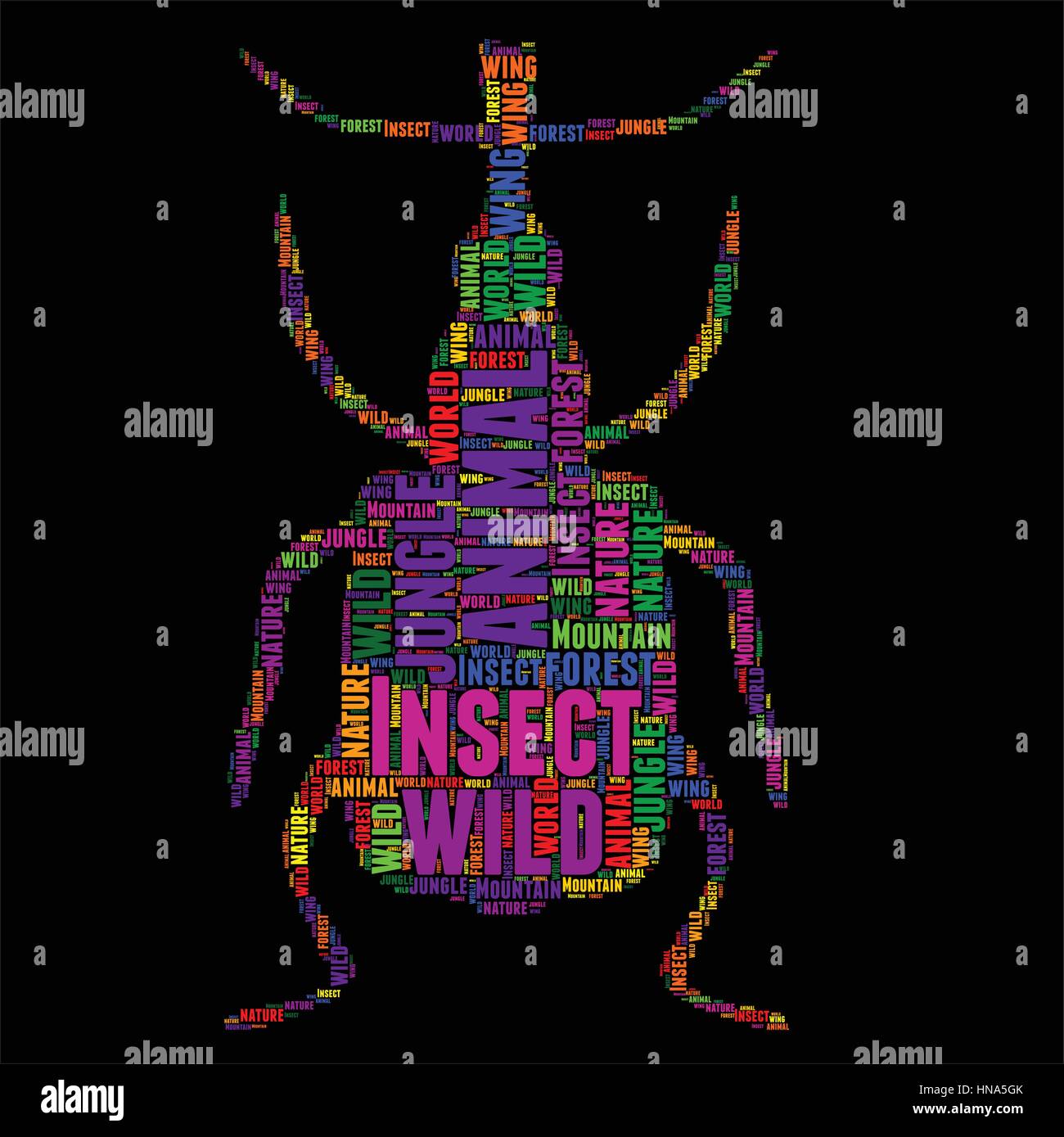 Insect typography hi-res stock photography and images - Alamy