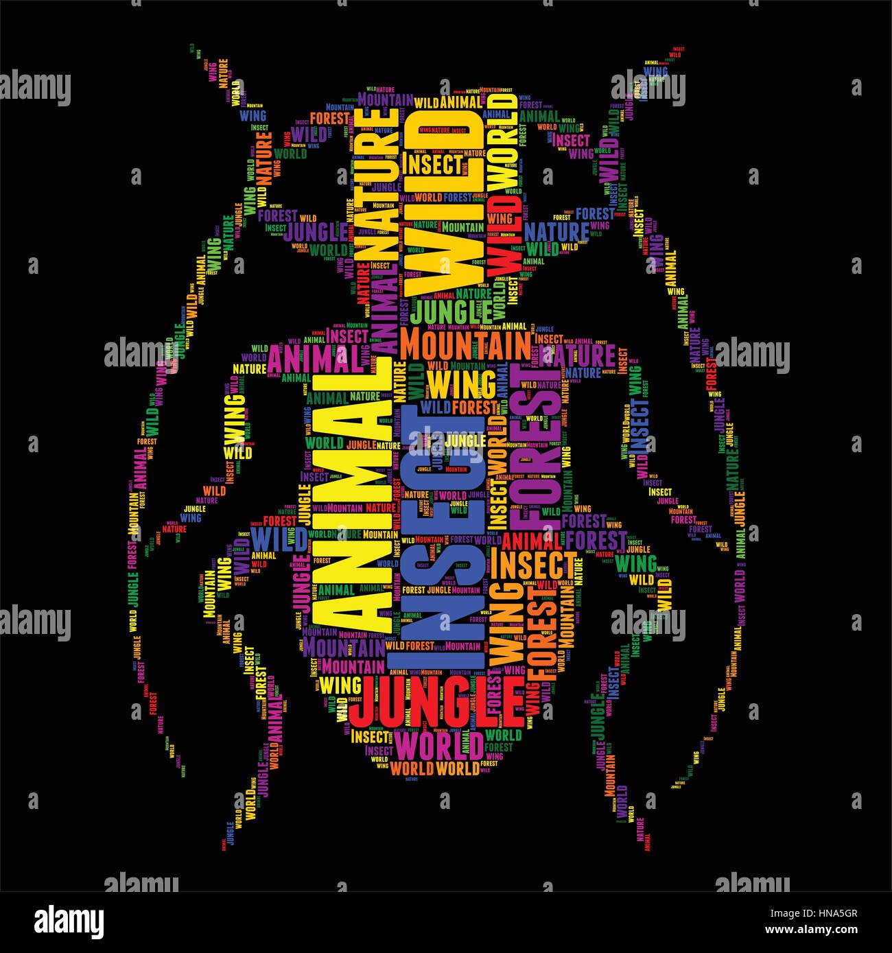 Insect typography hi-res stock photography and images - Alamy
