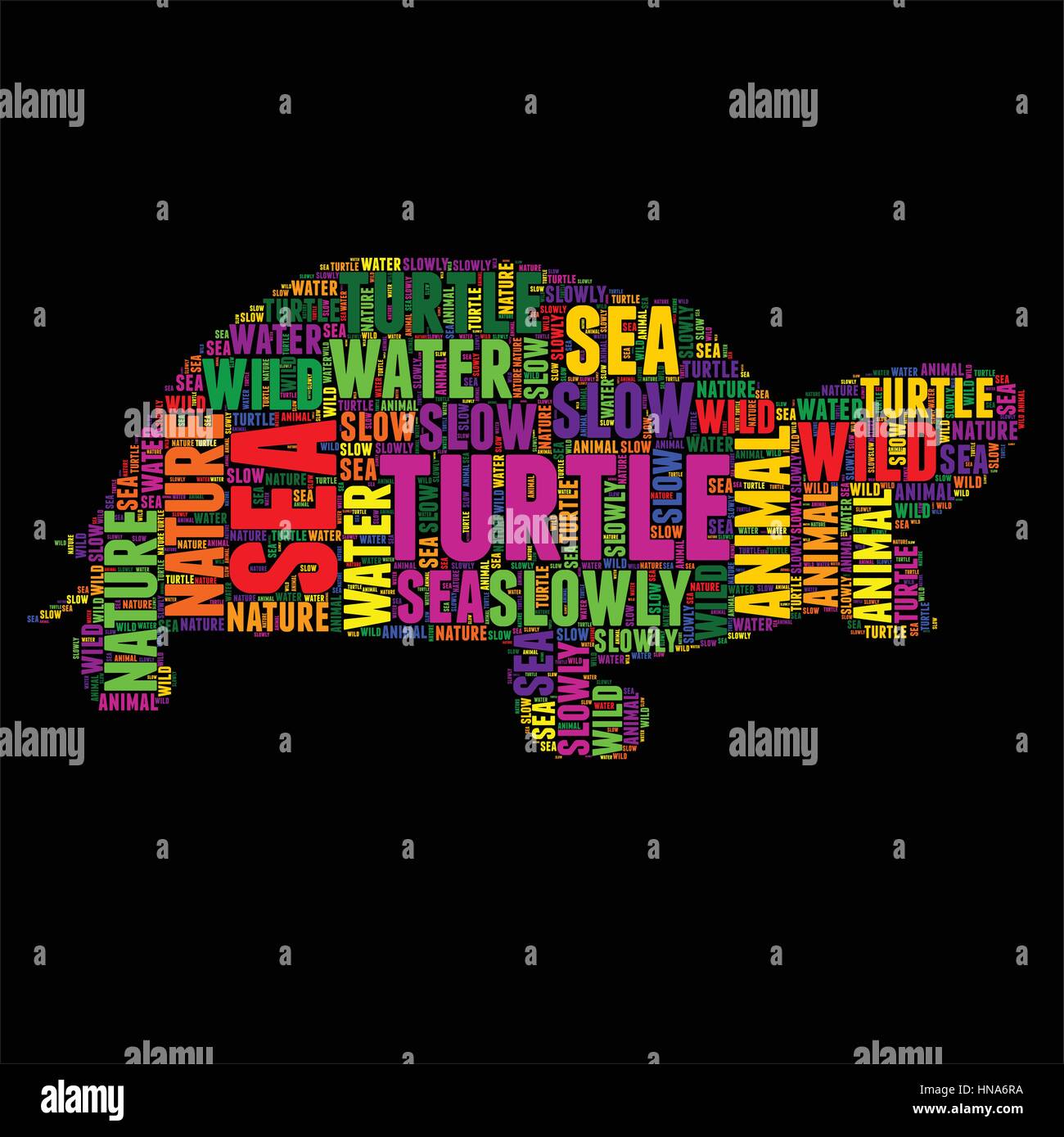 Turtle word hi-res stock photography and images - Alamy