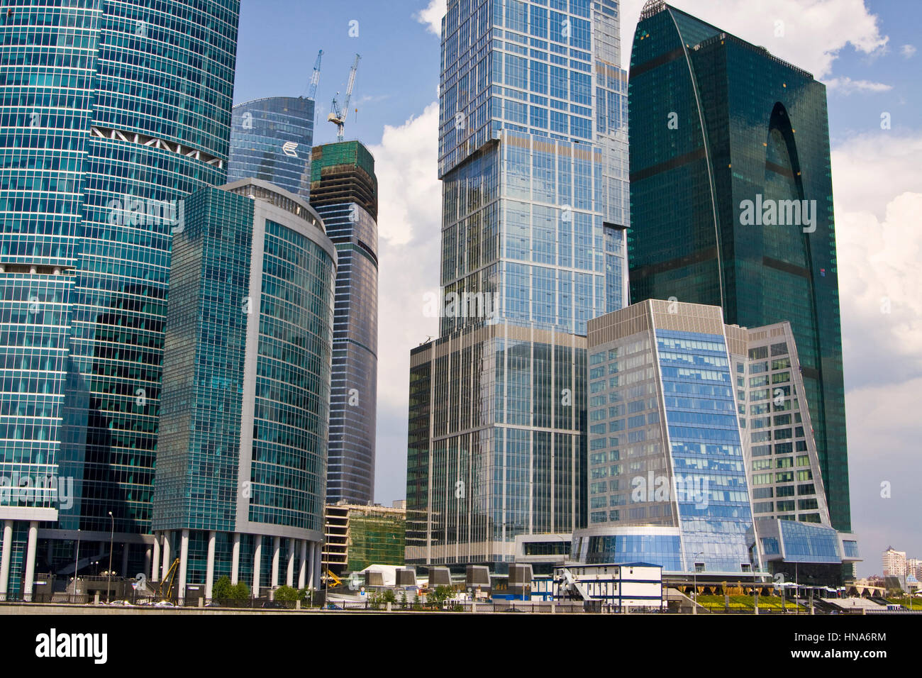 Moscow, modern buildings in business centre Moscow-city Stock Photo - Alamy