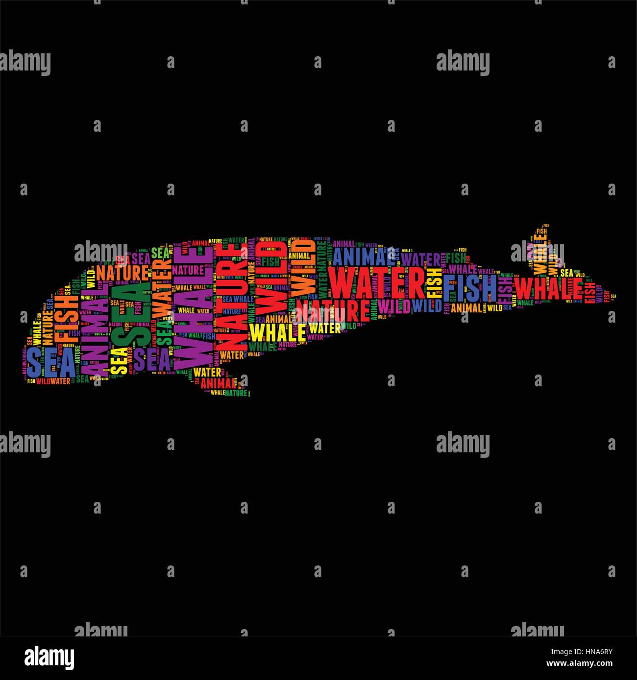 Whale typography hi-res stock photography and images - Alamy