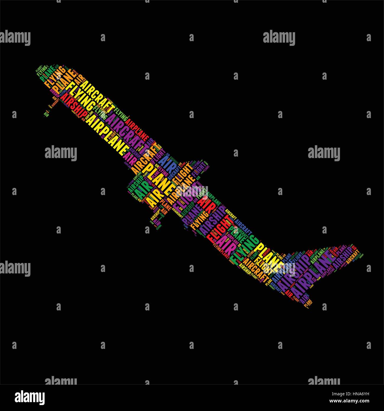 Airplane woodcut hi-res stock photography and images - Alamy