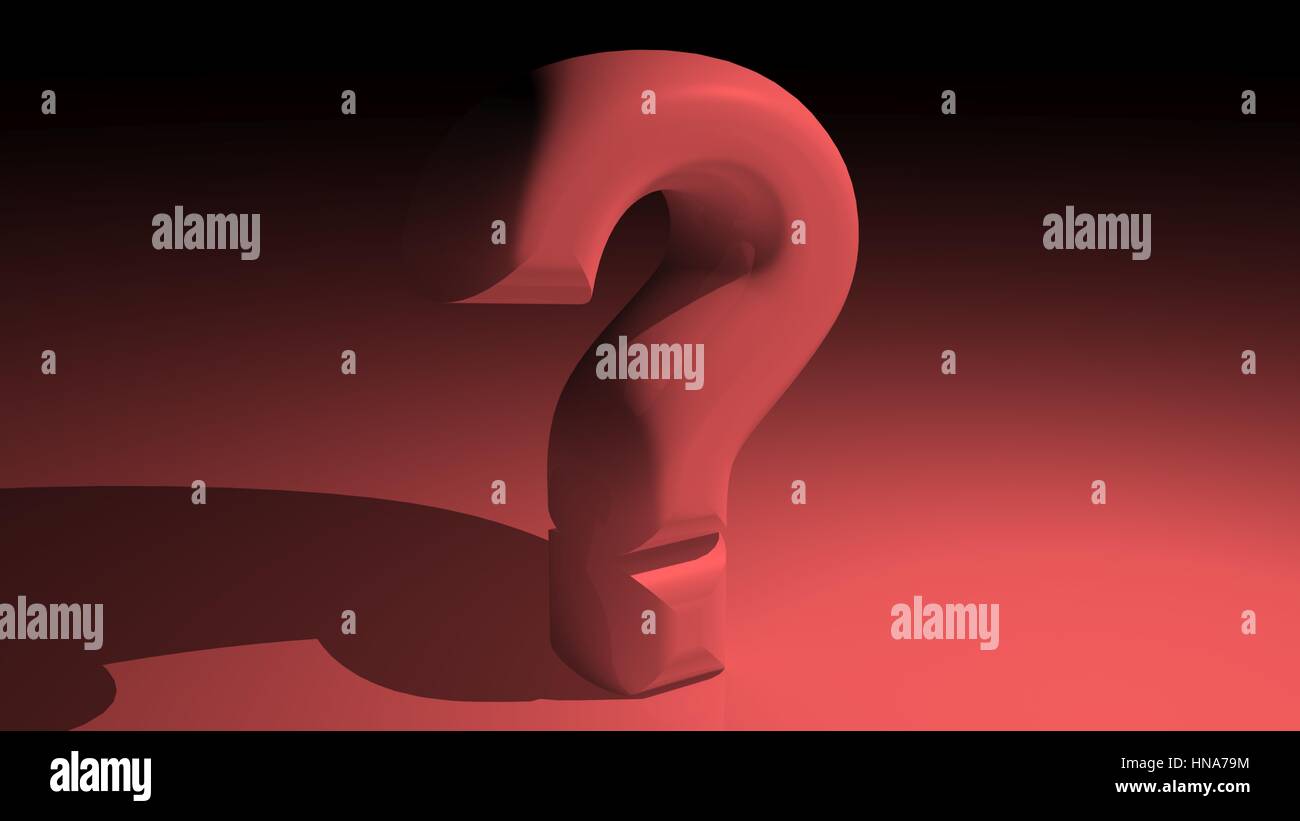 Red question mark Stock Photo - Alamy