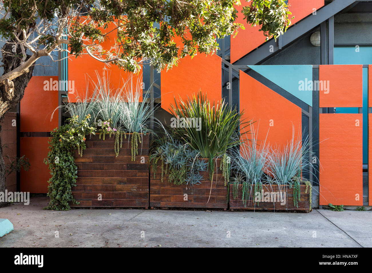 Modern architecture with plants hi-res stock photography and images - Alamy