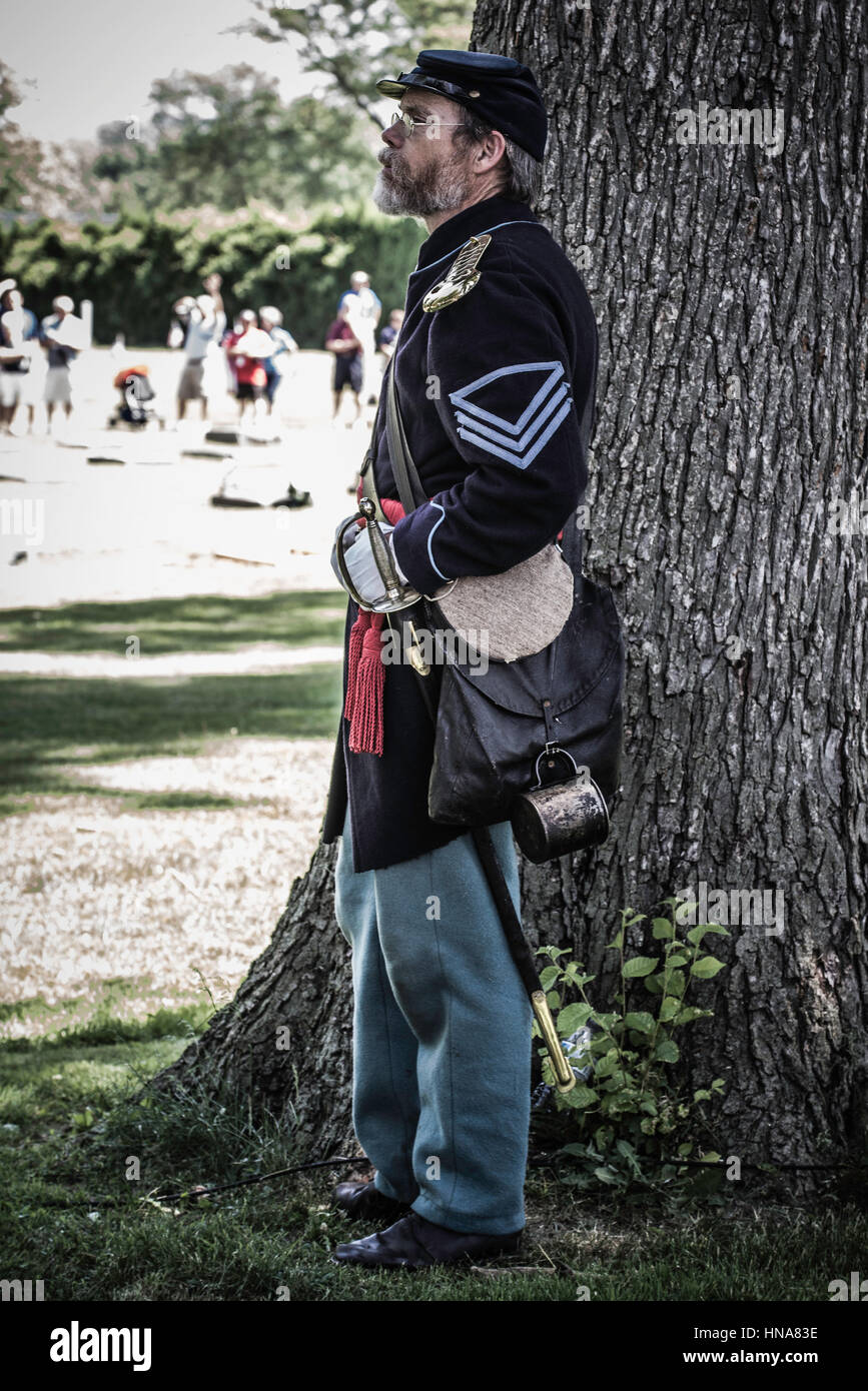 American civil war reenacting hi-res stock photography and images - Alamy