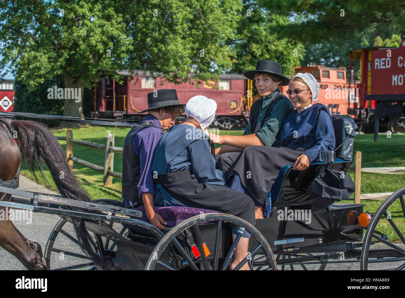Strasburg, PA. historic railroad museum and tourist site Stock Photo ...