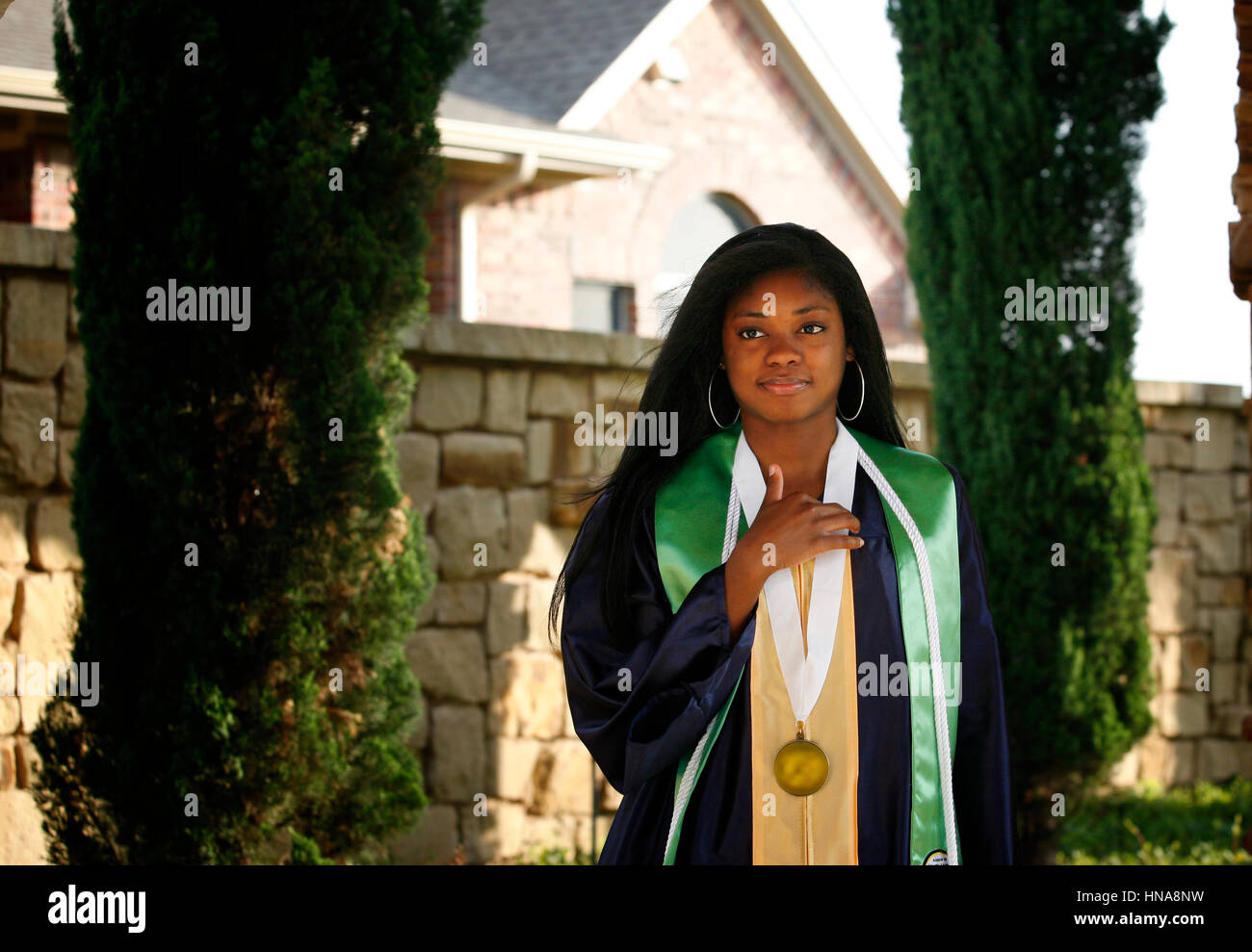 High school graduation african hi-res stock photography and images - Alamy
