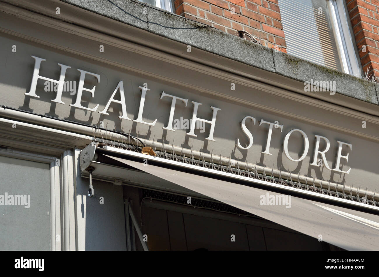 Heath Store sign Stock Photo - Alamy