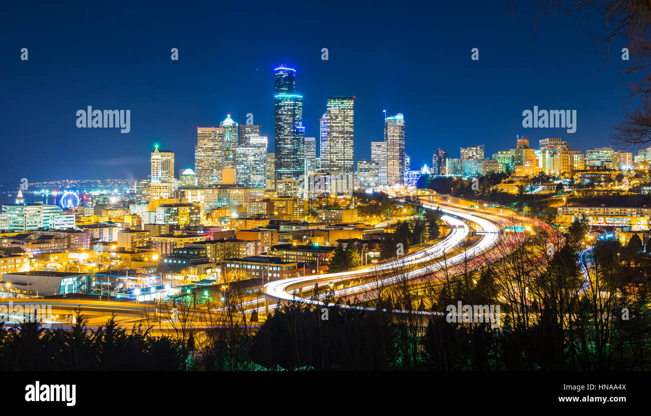 Seattle freeway hi-res stock photography and images - Alamy