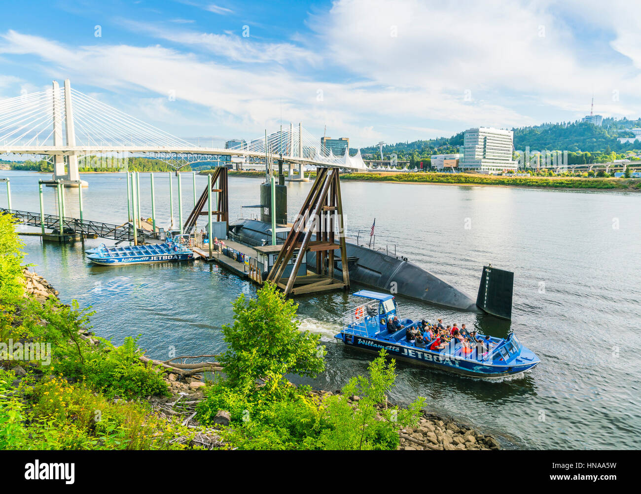 Portland,Oregon,usa.-2016/07/16 : OMSI ,museum of science and industry ...