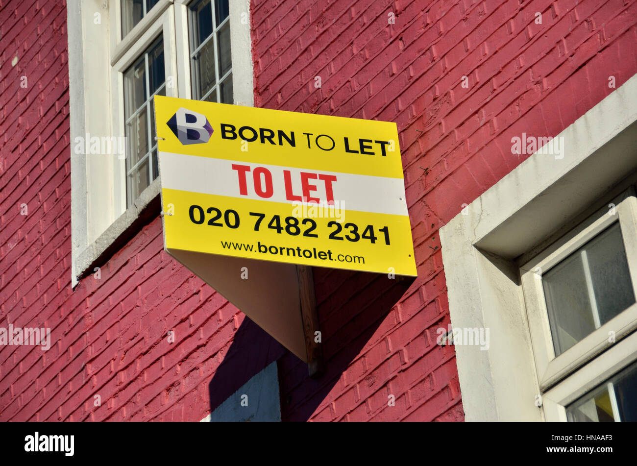 To let board london hi-res stock photography and images - Alamy