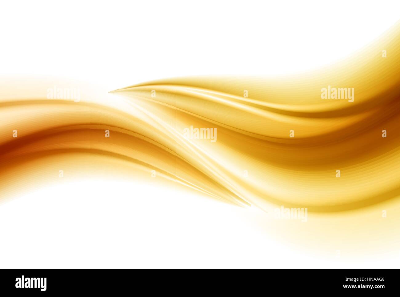 Smooth light gold waves line. Beautiful Gold Satin. Drapery Background ...