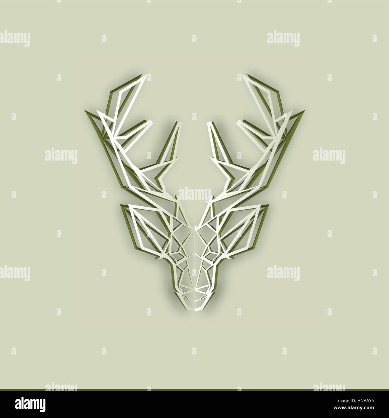 Paper cut design christmas Stock Vector Images - Alamy