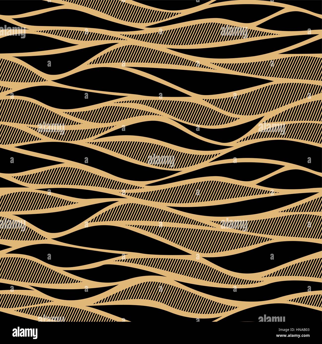 Seamless vector abstract wave pattern for textile and decoration Stock ...