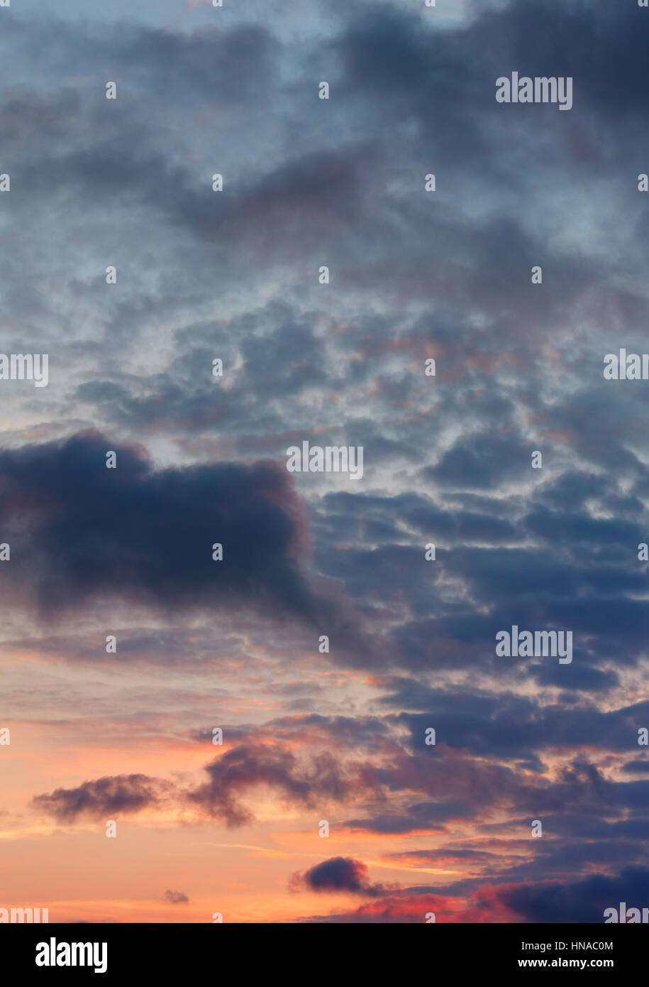 Colorful dramatic sky with clouds Stock Photo - Alamy