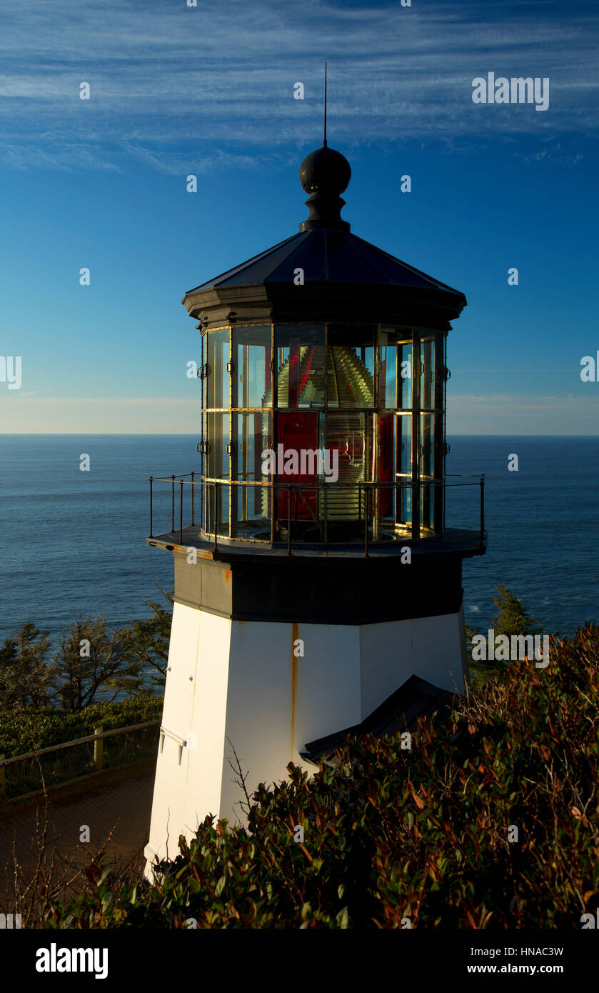 Cape Meares Lighthouse, Cape Meares State Park, Oregon Stock Photo - Alamy