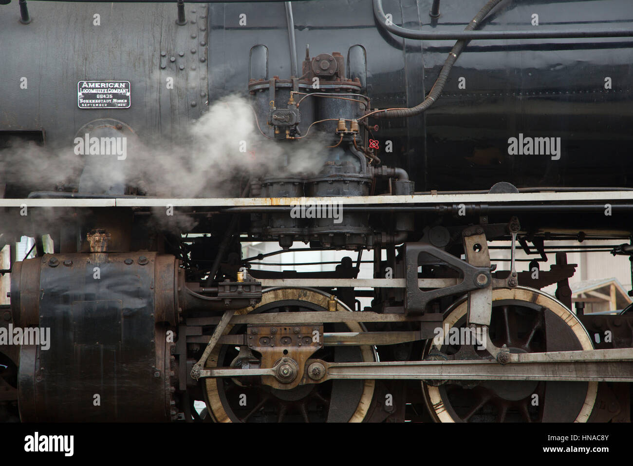 Steam train, Oregon Coast Scenic Railroad, Rockaway Beach, Oregon Stock ...