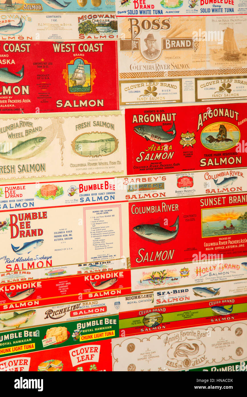 Salmon cannery hi-res stock photography and images - Alamy