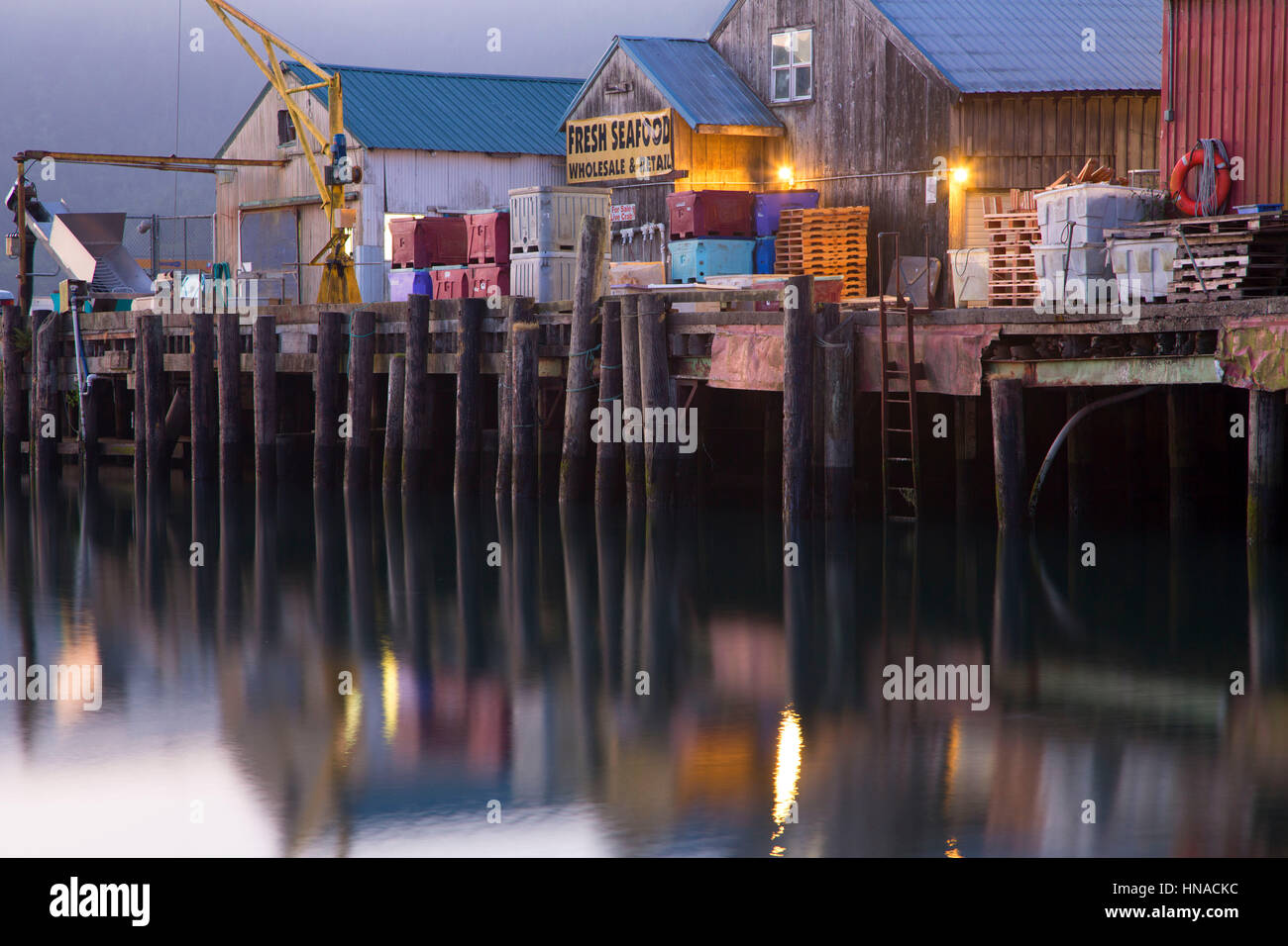 Garibaldi Marina, Garibaldi, Oregon Stock Photo - Alamy