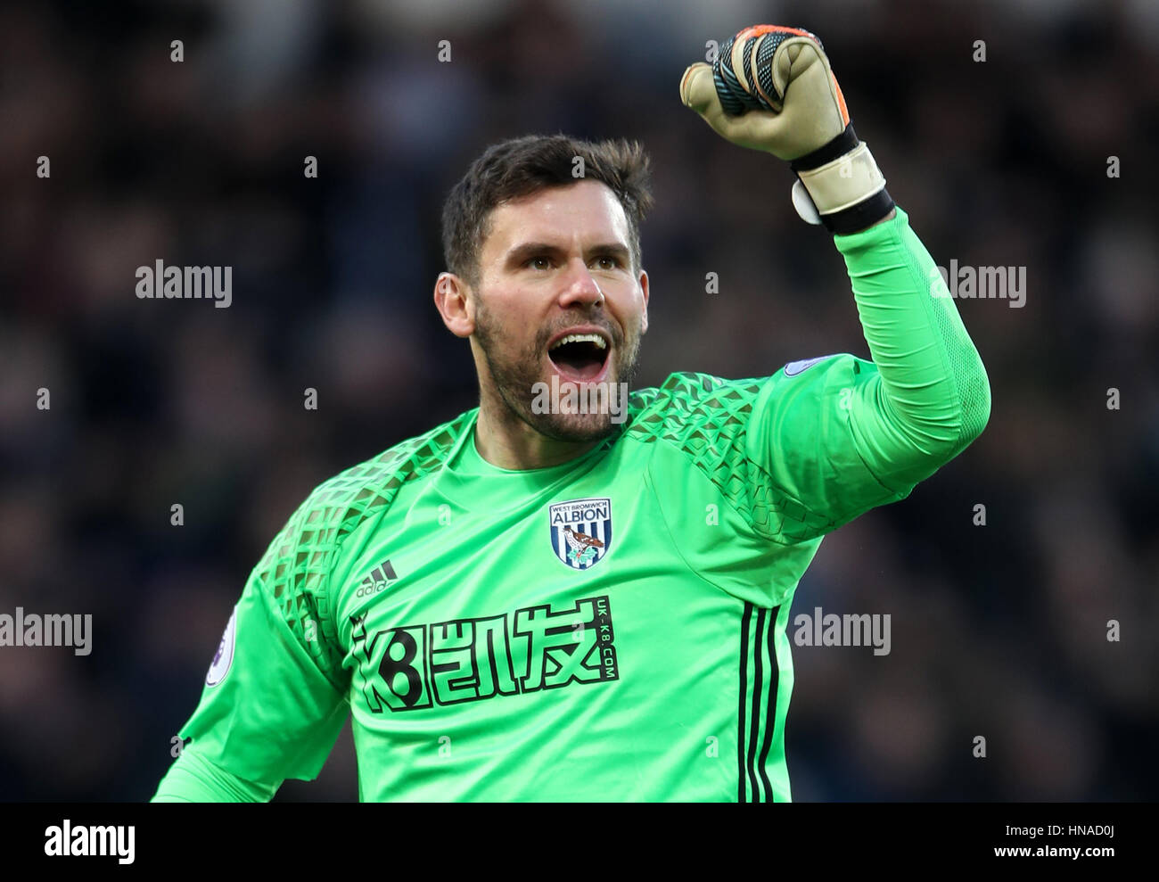 West Bromwich Albion goalkeeper Ben Foster Stock Photo - Alamy