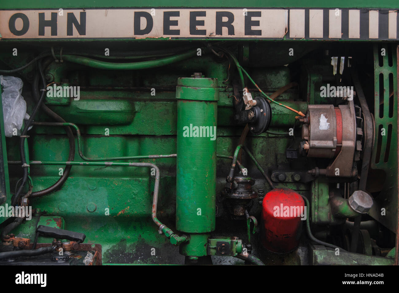 Old tractor engines hi-res stock photography and images - Alamy