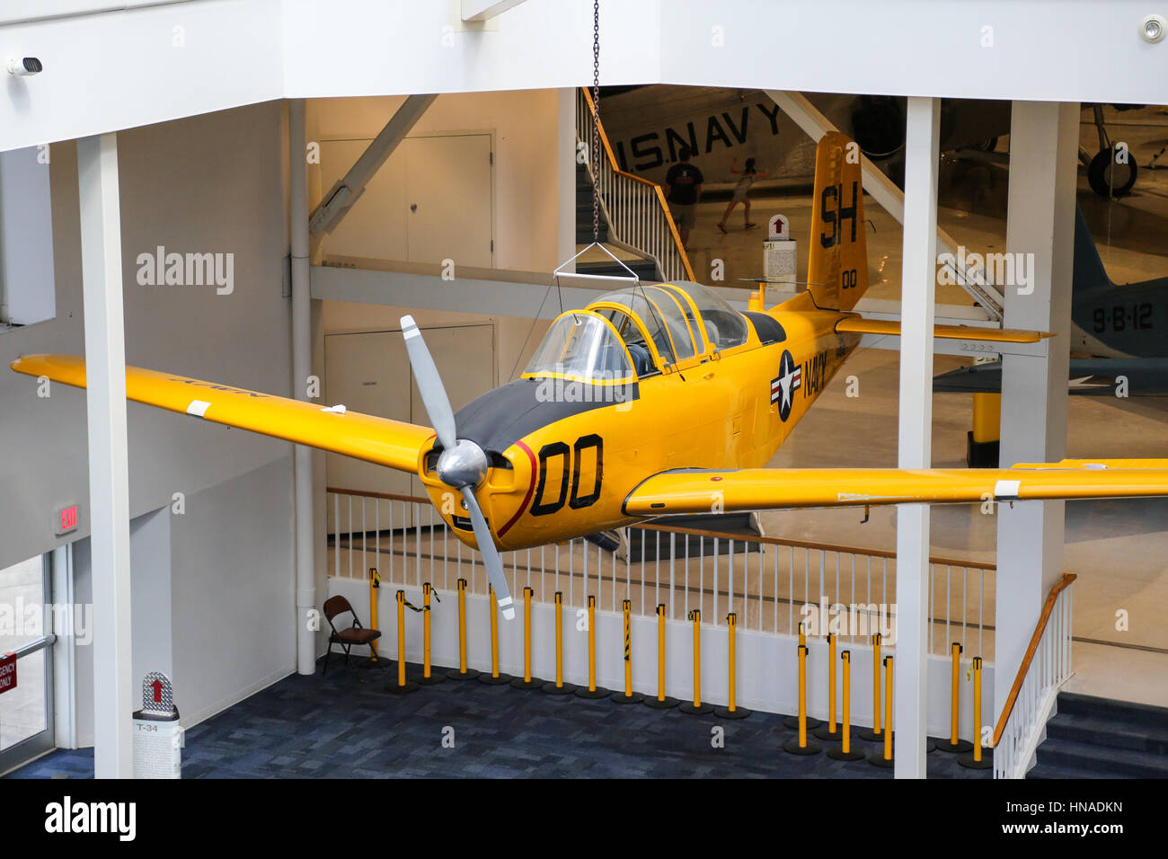 Beechcraft T-34 Mentor - Navy training aircraft Stock Photo - Alamy