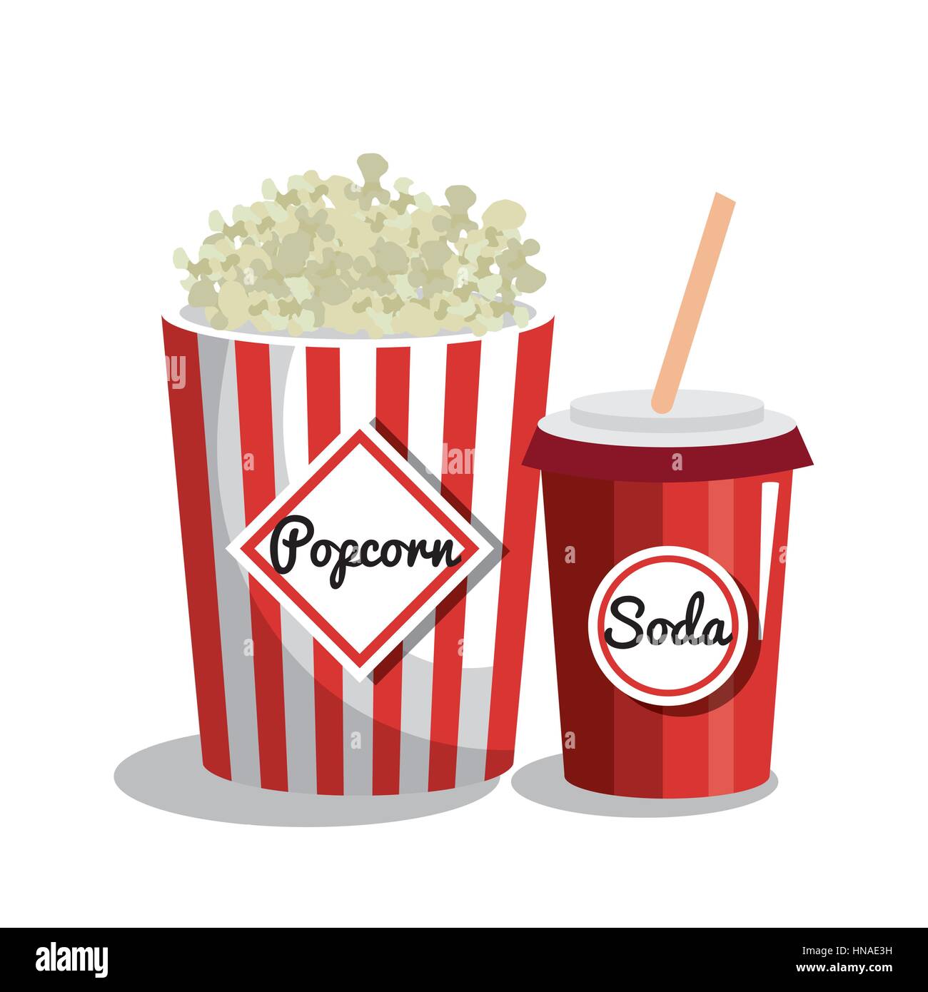 Movie entertainment elements icon vector illustration design Stock ...