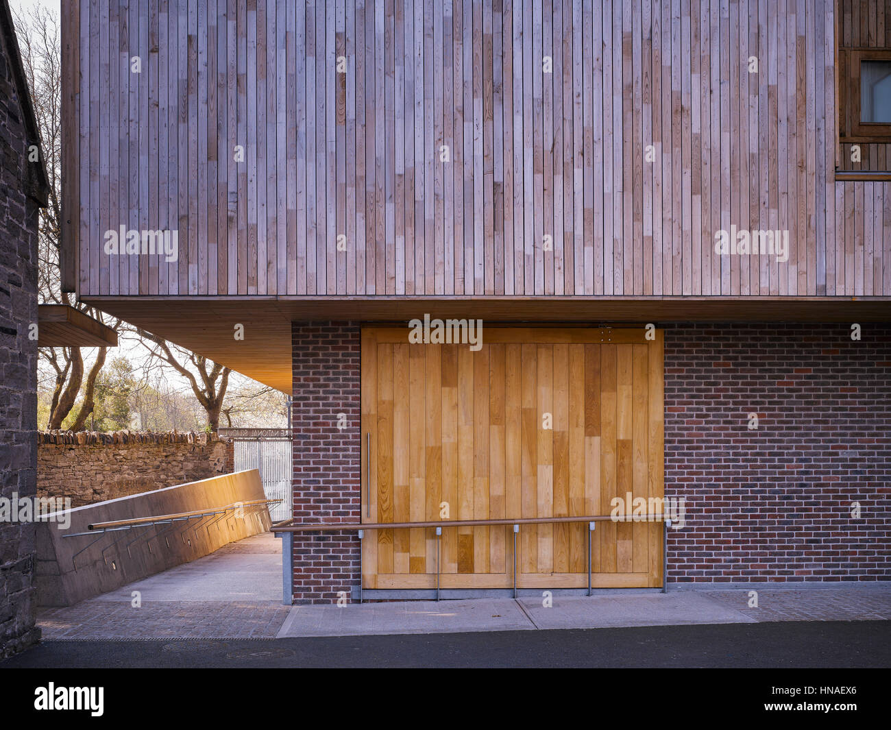 Elevation with window closed showing blurred figure in background ...