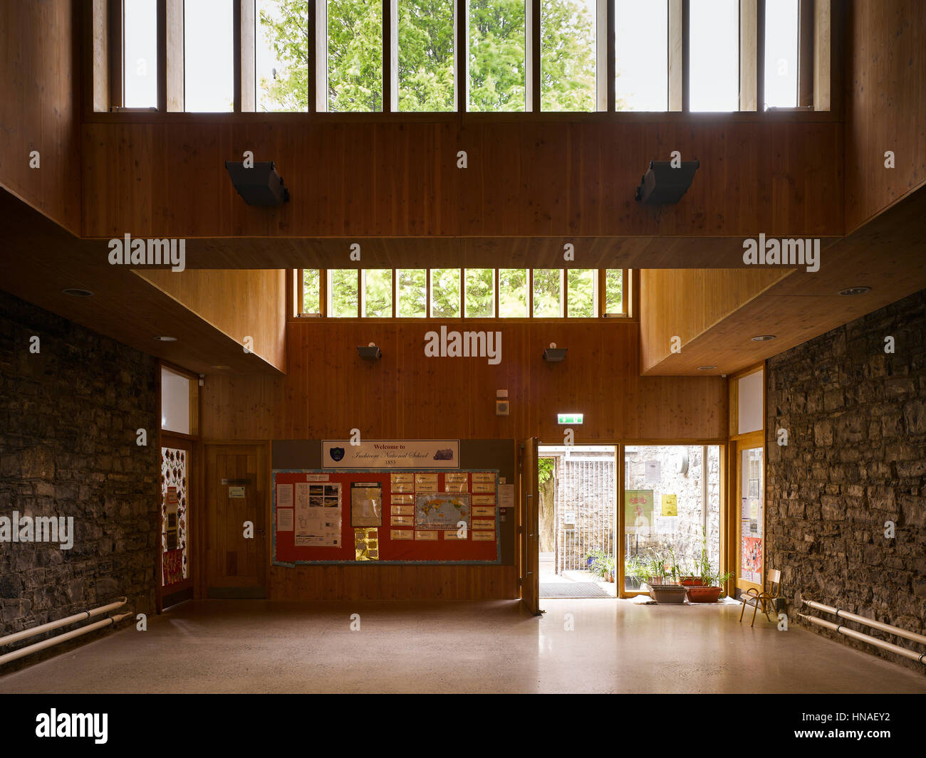 Wide view of interior entrance. Inchicore Model School, Inchicore ...