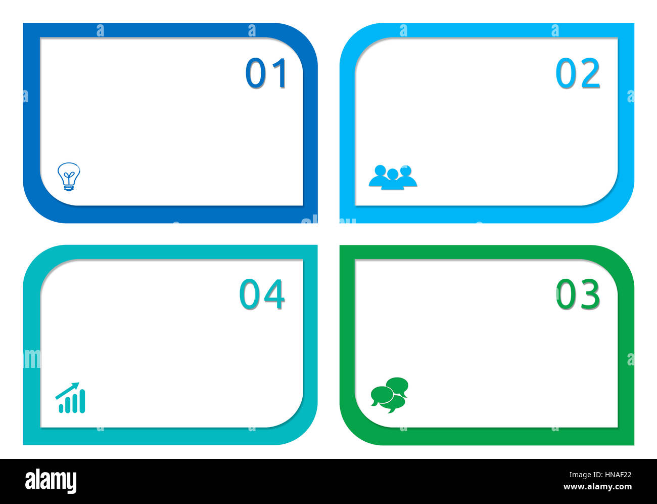 Abstract design with rounded rectangles for web, marketing or ...