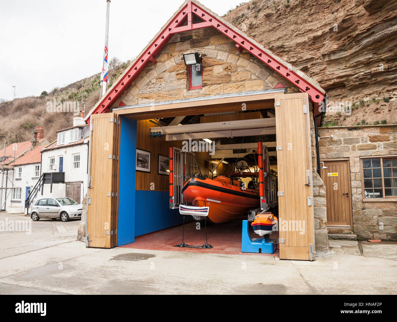 Rnli station staithes hi-res stock photography and images - Alamy