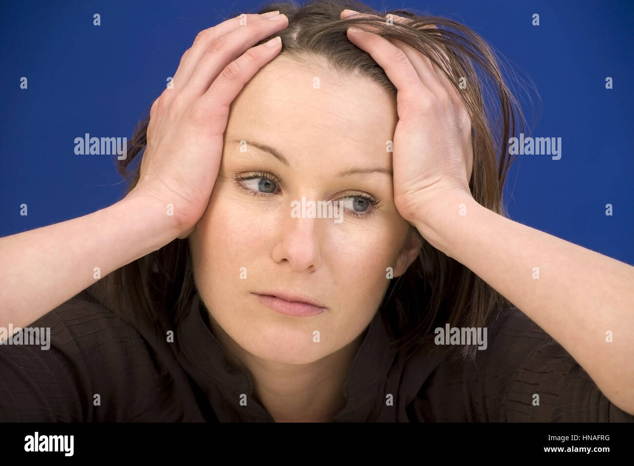 Frustrierte, junge Frau - frustrated, young woman Stock Photo - Alamy