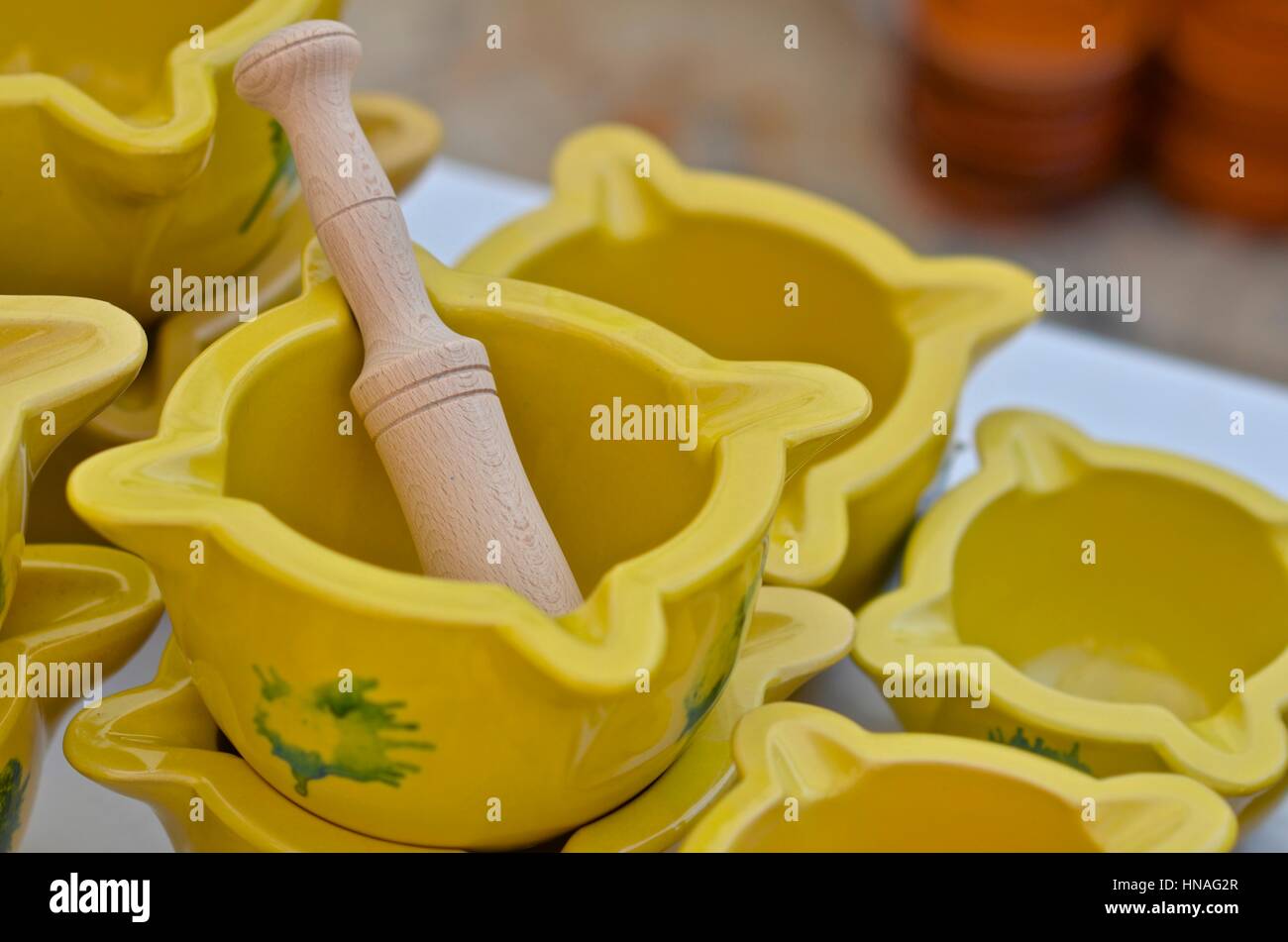 Mortar. Traditional Valencian arts and crafts Stock Photo - Alamy
