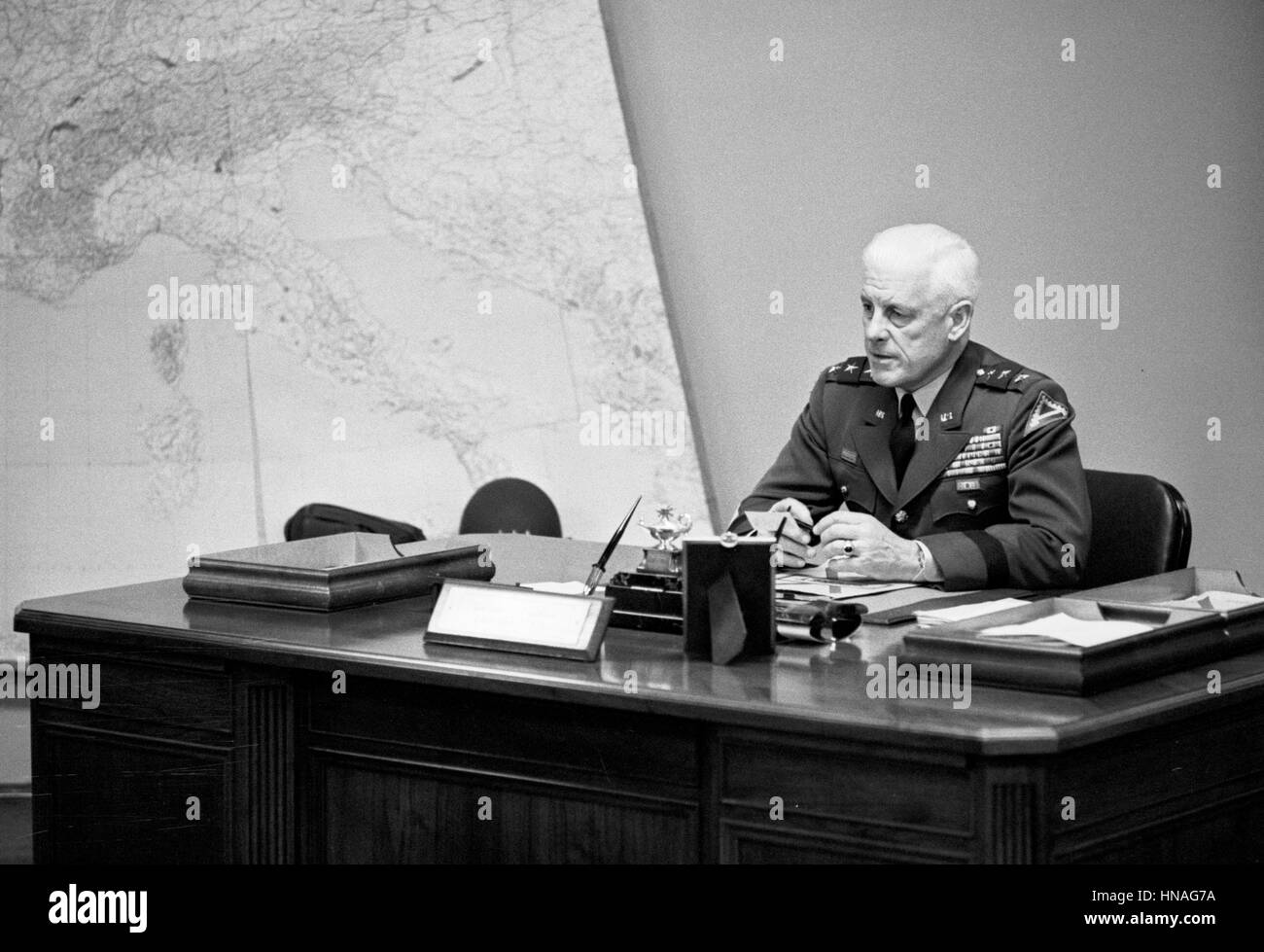 General Garrison H. Davidson in 1961 when he command the 7th Army in ...